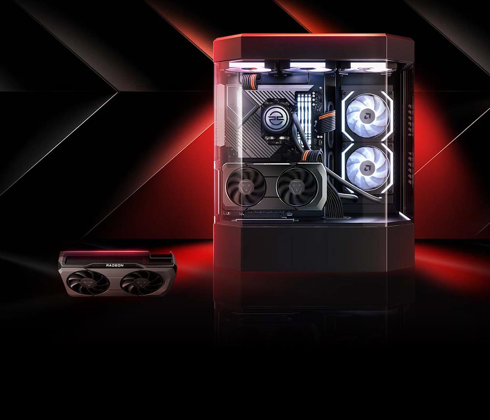 PCSPECIALIST - Konfiguriere einen Hochleistungs-AMD Radeon 7600-PC