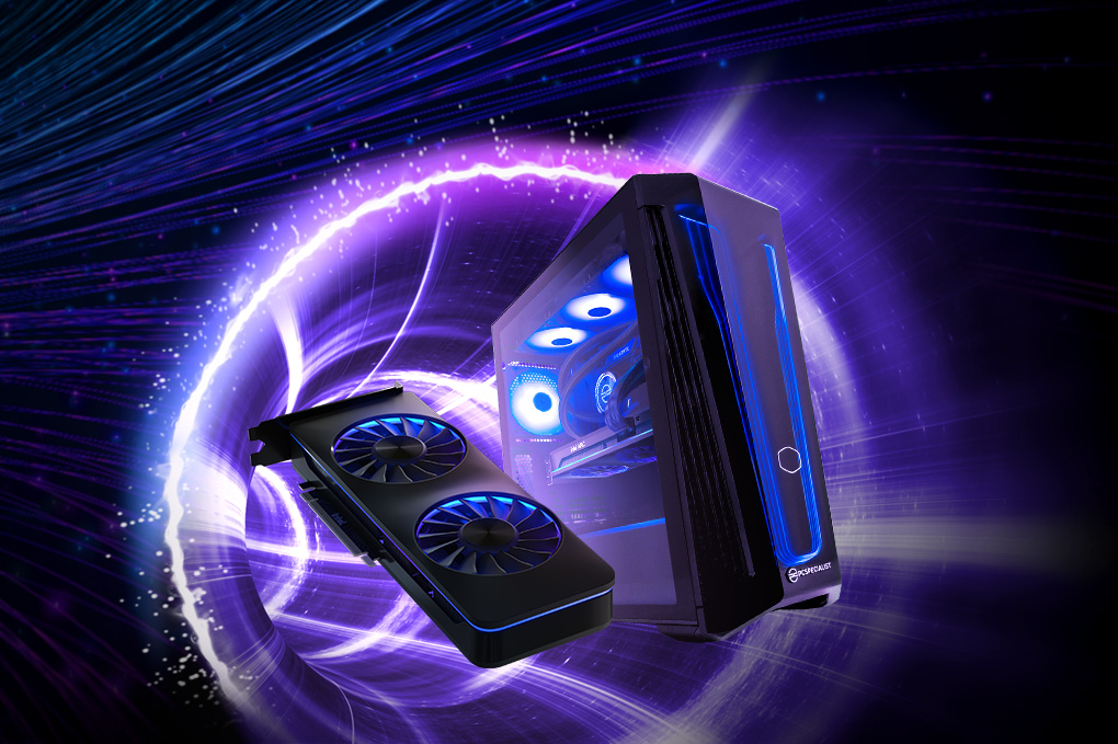 PCSPECIALIST - Konfiguriere einen Hochleistungs-Intel Arc 7-PC